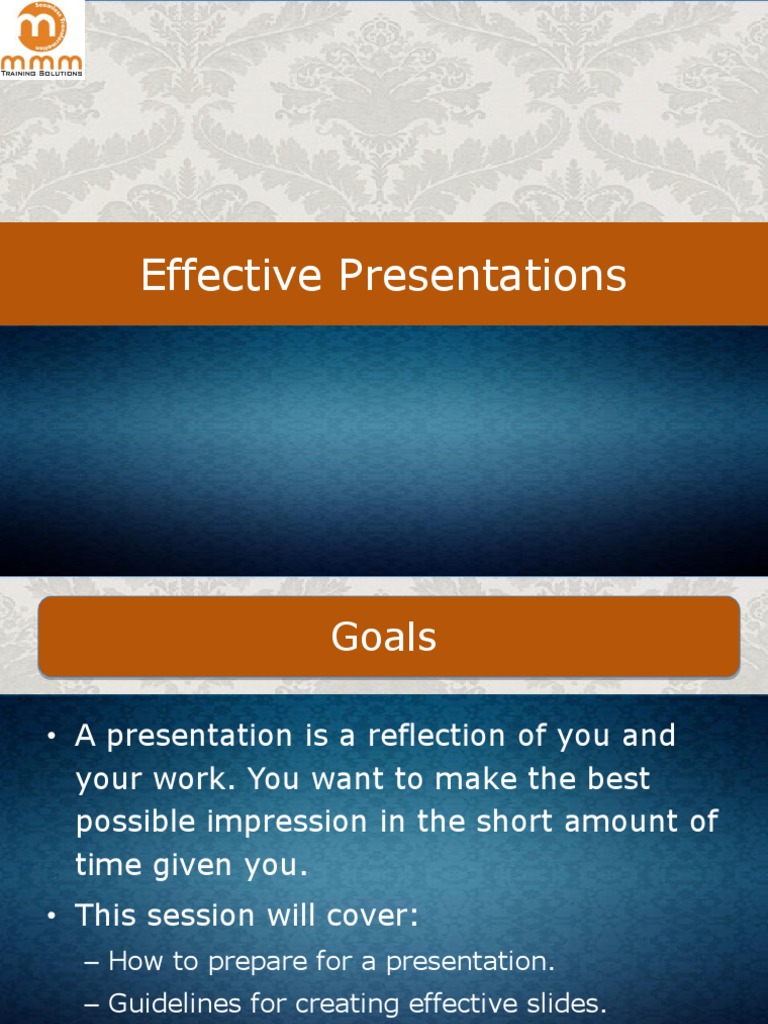 Presentation Skills | PDF | Typefaces | Communication
