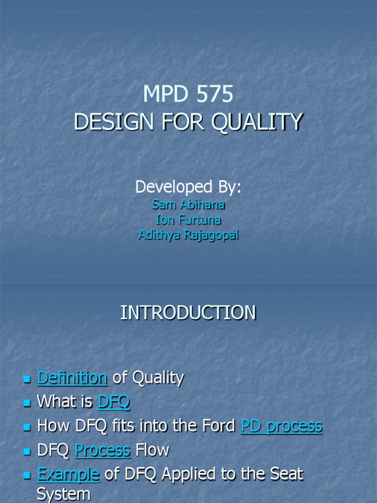 Quality Tools | PDF