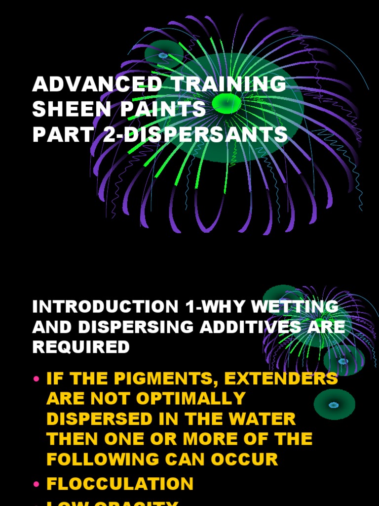 Dispersants in Paint: Key Additives Guide | PDF | Paint | Colloid