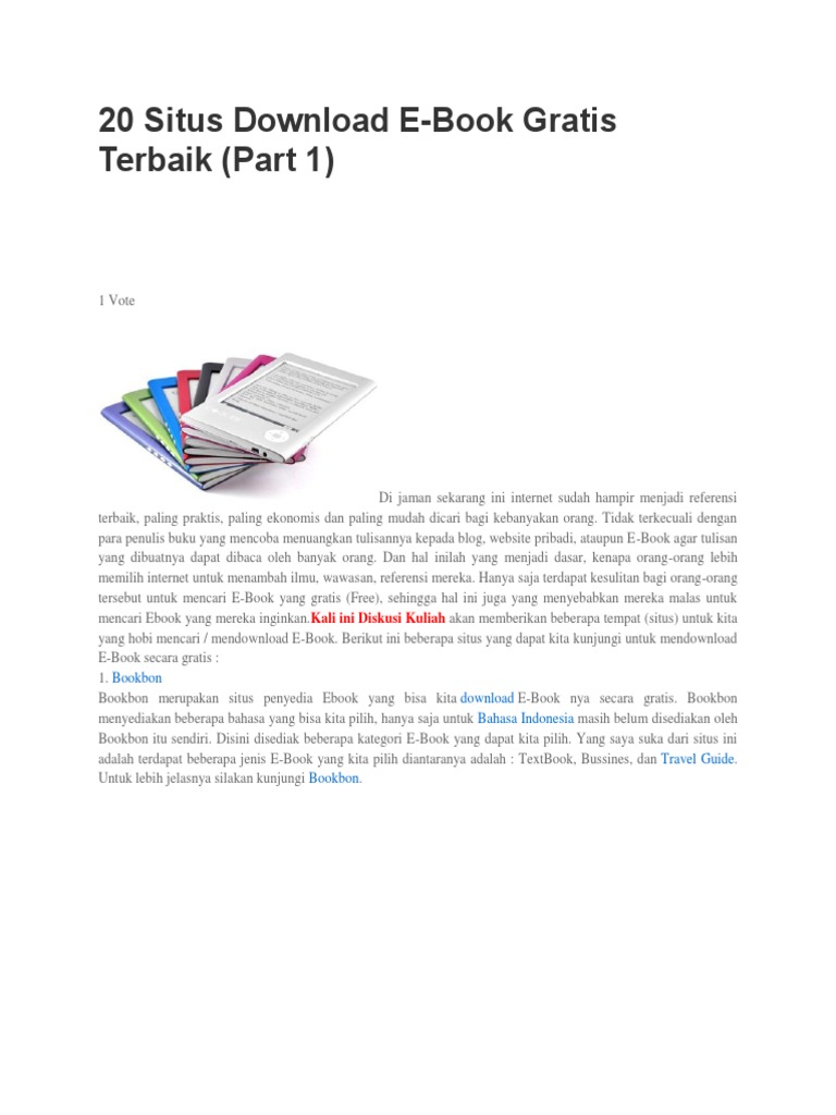 20 Situs Download E | PDF | Komputer