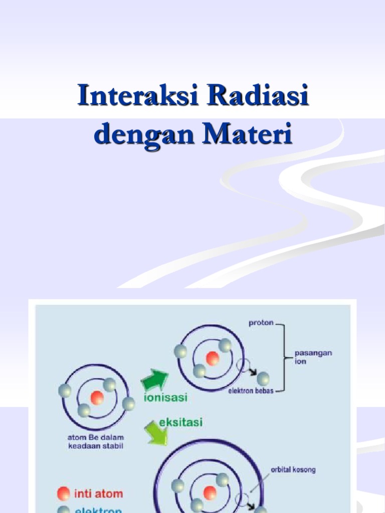 Interaksi Radiasi dengan Materi | PDF