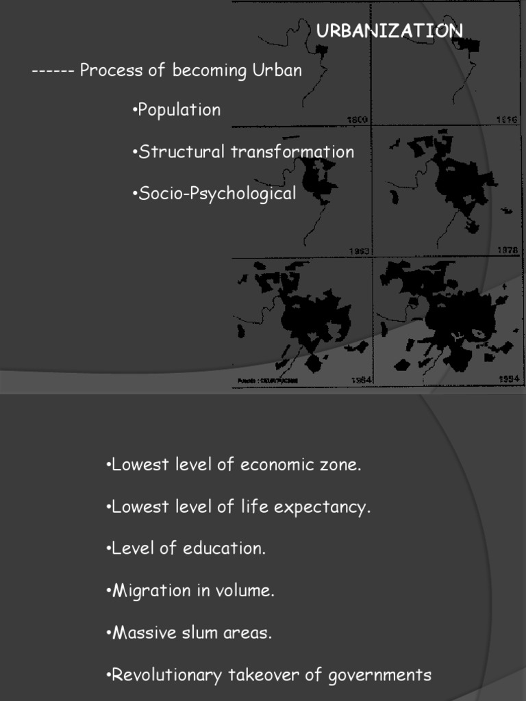 Process of Becoming Urban - Population - Structural Transformation ...