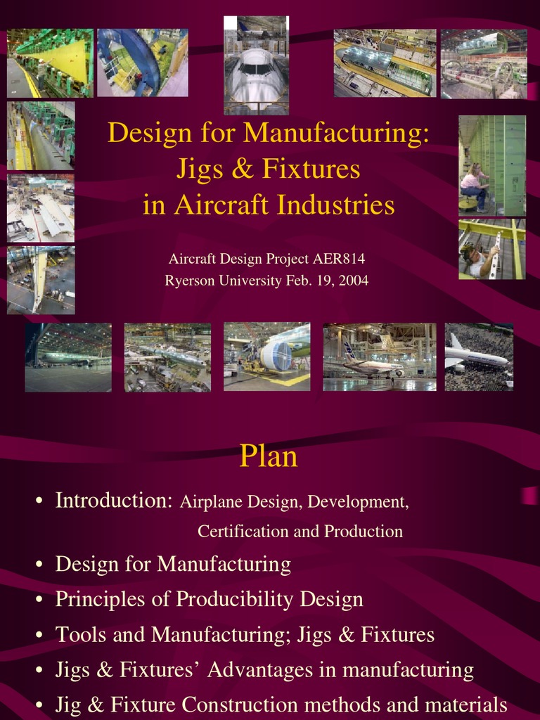 Aircraft Jigs & Fixtures Guide | PDF | Design | Airplane