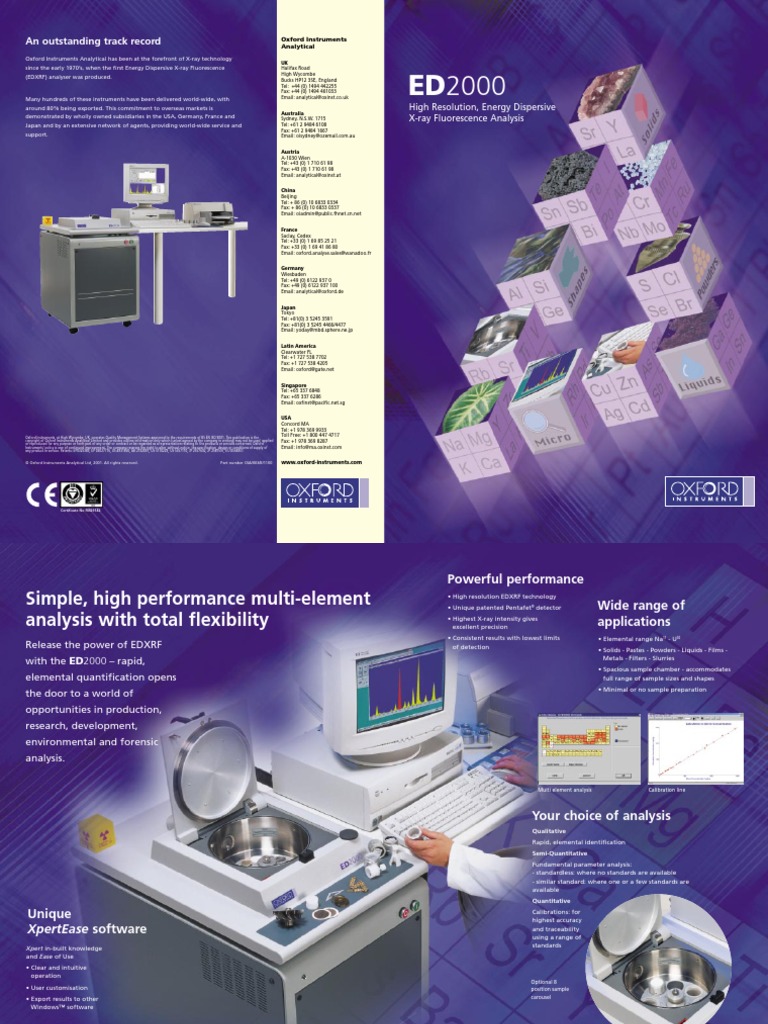ED2000 Brochure PDF | PDF | Calibration | Scientific Method
