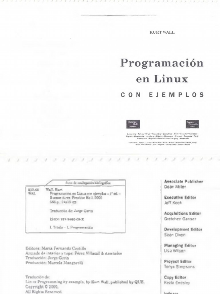 Programacion en Linux Kurt Wall PDF | PDF | Programación de ...