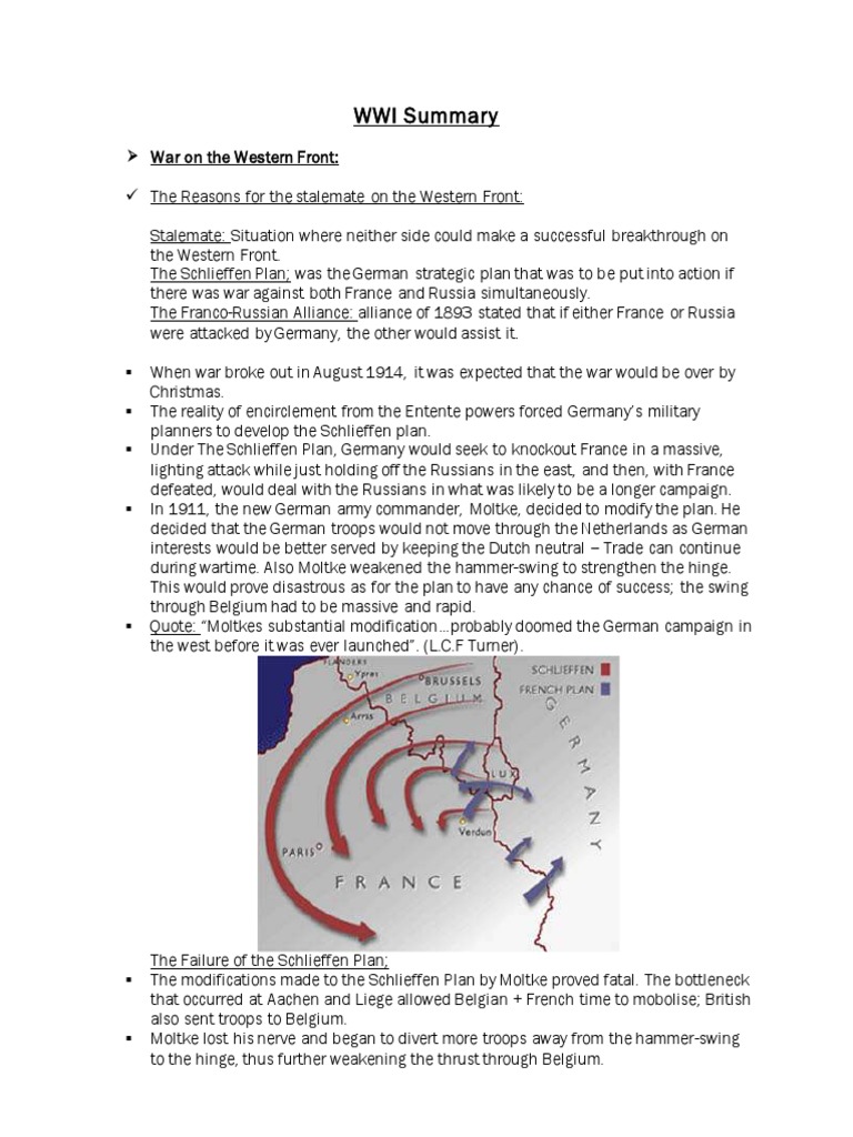 Trench Warfare in WWI: Stalemate Analysis | PDF