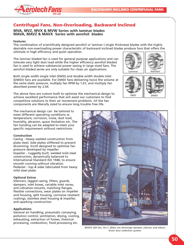 Aerotech Fans1 PDF | PDF | Mechanical Fan | Welding