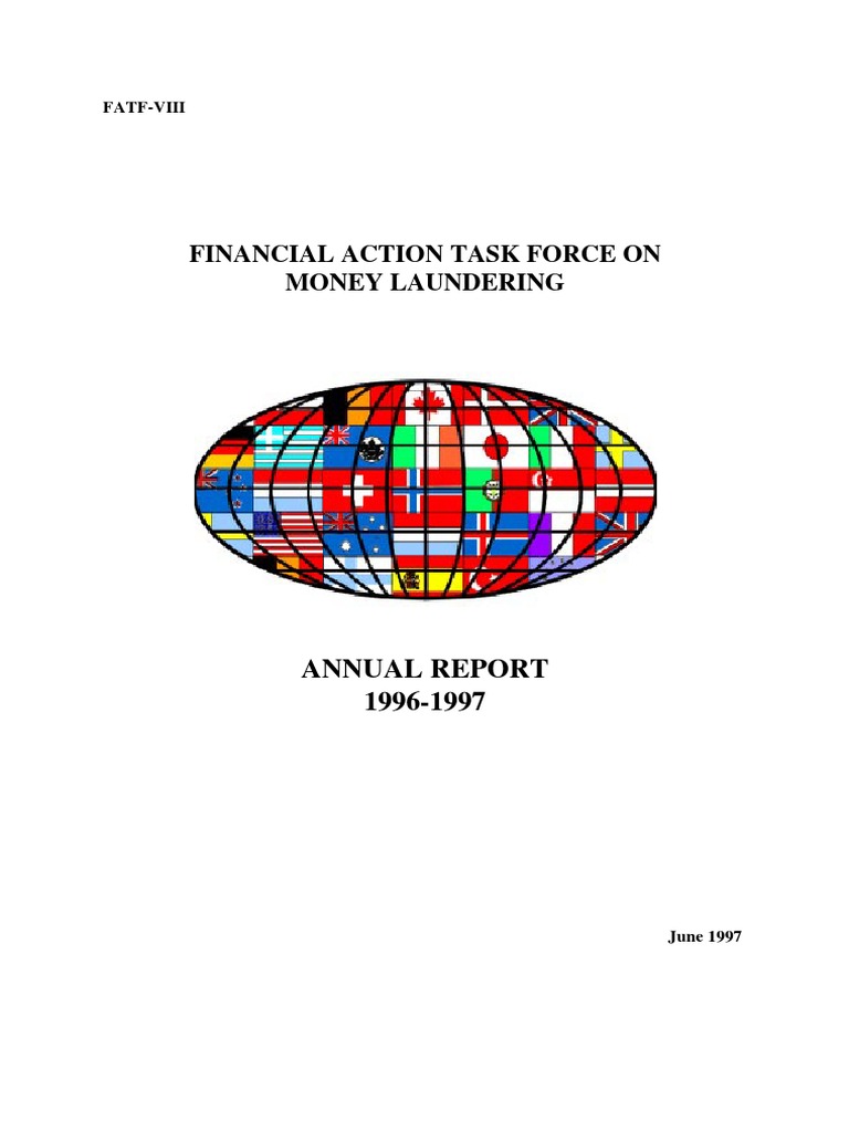 FATF GAFI. Annual Report 1996 - 1997. | PDF | Financial Action Task ...