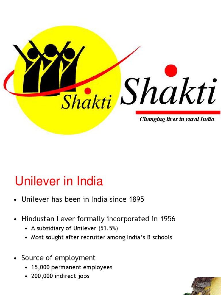 Shakti Project HUL | PDF | Unilever | Economies