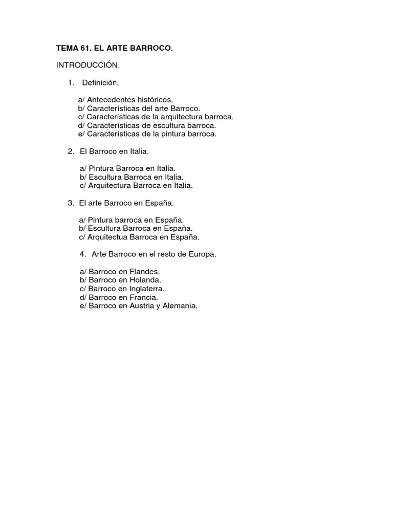 El Arte Barroco PDF | PDF | Barroco | Peter Paul Rubens