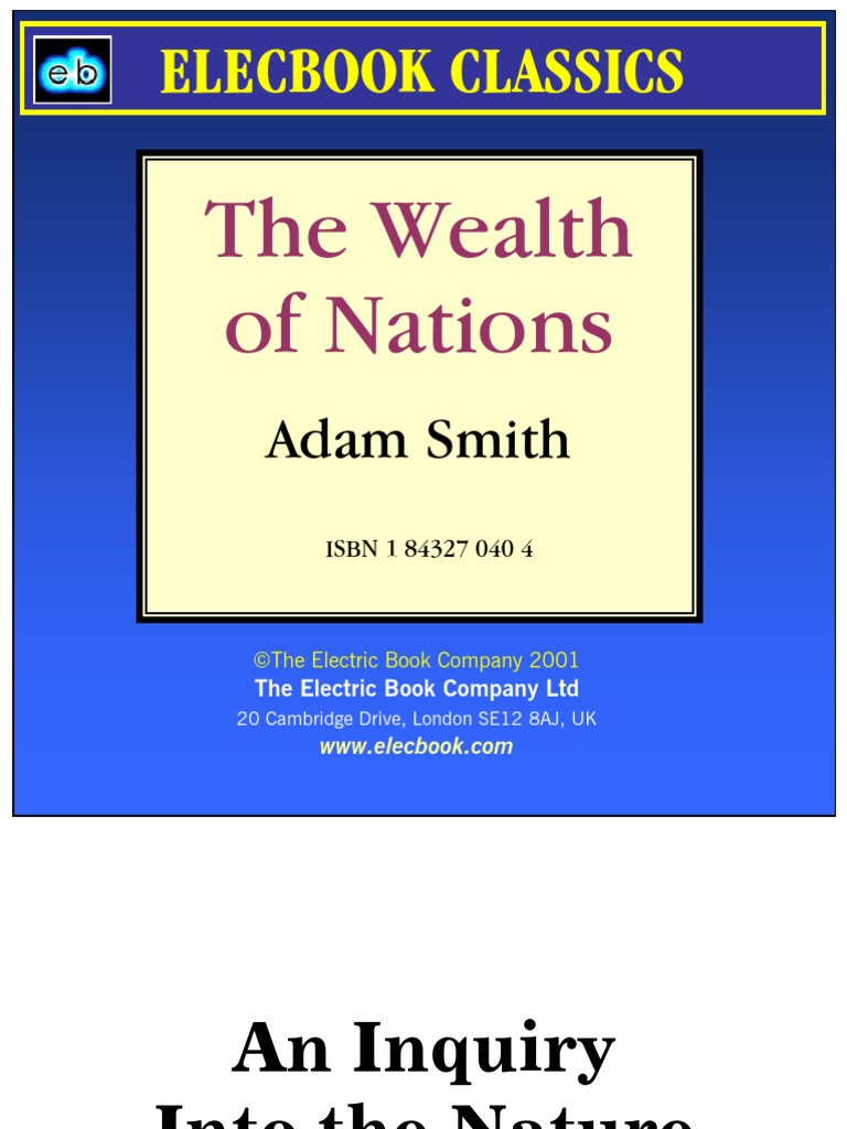 The Wealth of Nations by Adam Smith Preview | PDF | Adam Smith | The ...