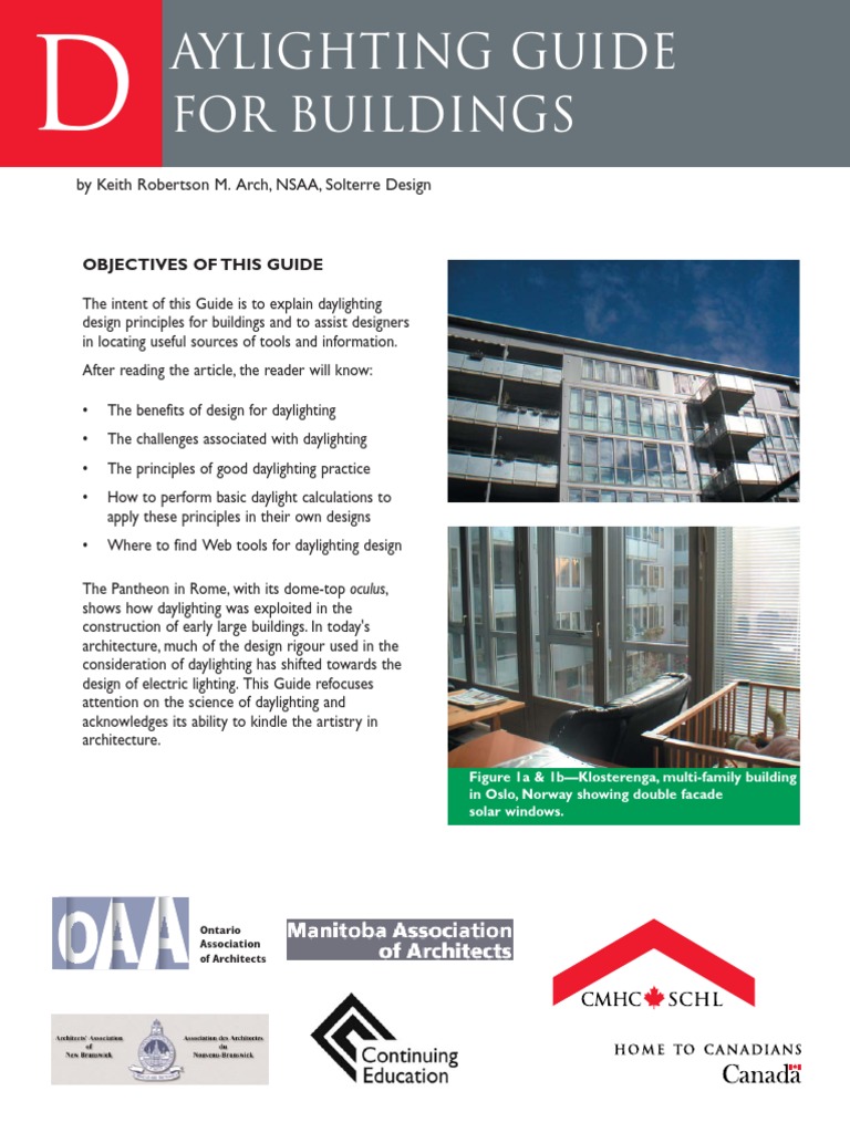 Daylighting Guide For Buildings PDF | PDF