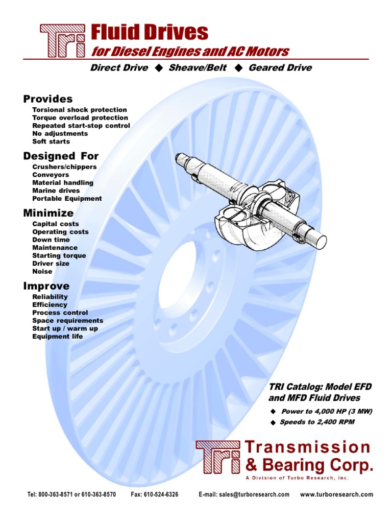 Fluid Drives: For Diesel Engines and AC Motors | PDF | Engines ...