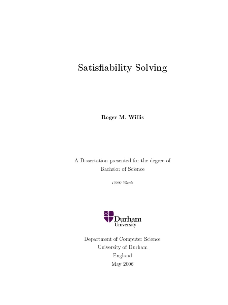 Undergraduate Thesis (Roger Willis) | PDF | Computational Complexity Theory | Time Complexity