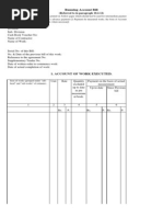 Overview of Running Account Bill (Form 26) | PDF | Payments | Cheque