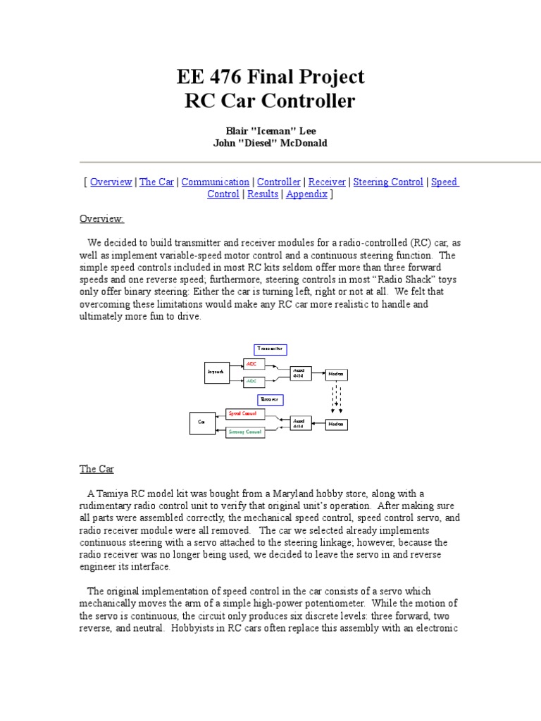 EE 476 Final Project | PDF | Amplifier | Microcontroller