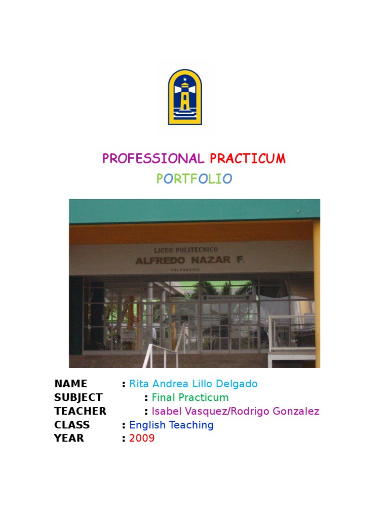 Professional Practise Portfolio | PDF | Teachers | Cognitive Science