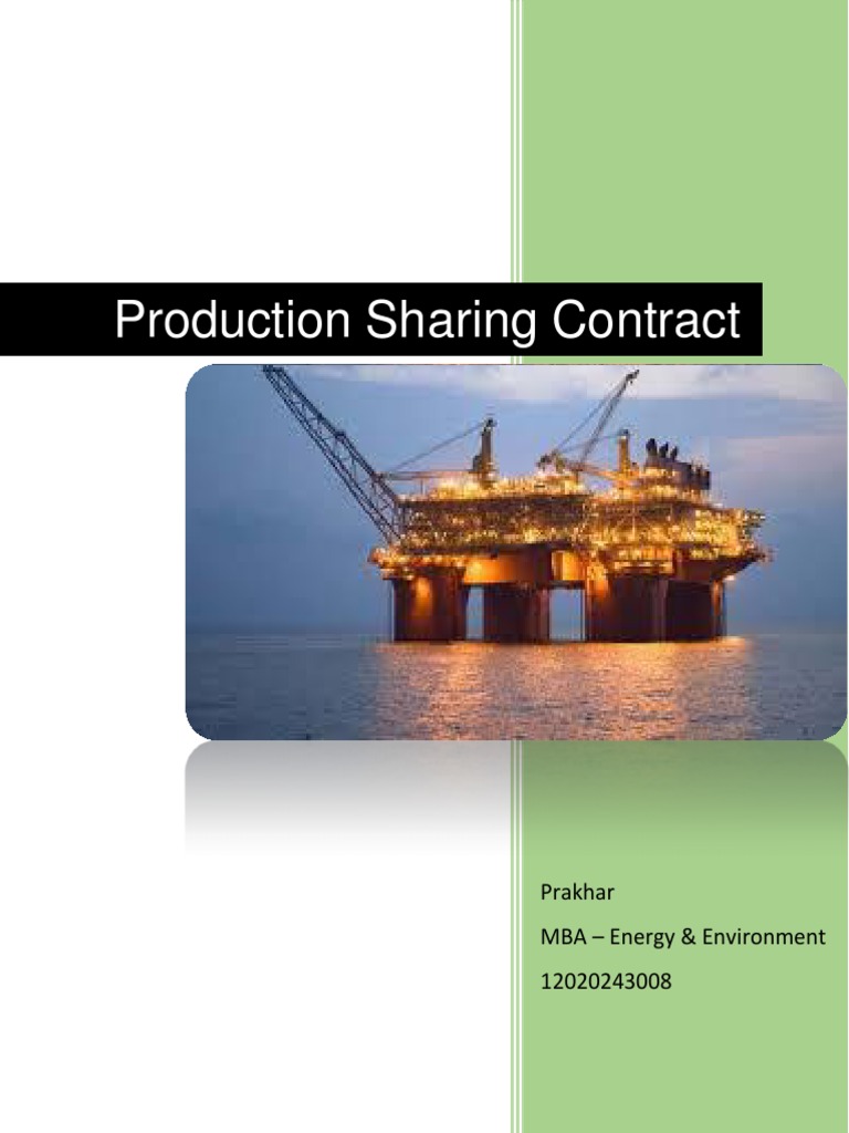 Production Sharing Contract Review Report | PDF | Hydrocarbon ...