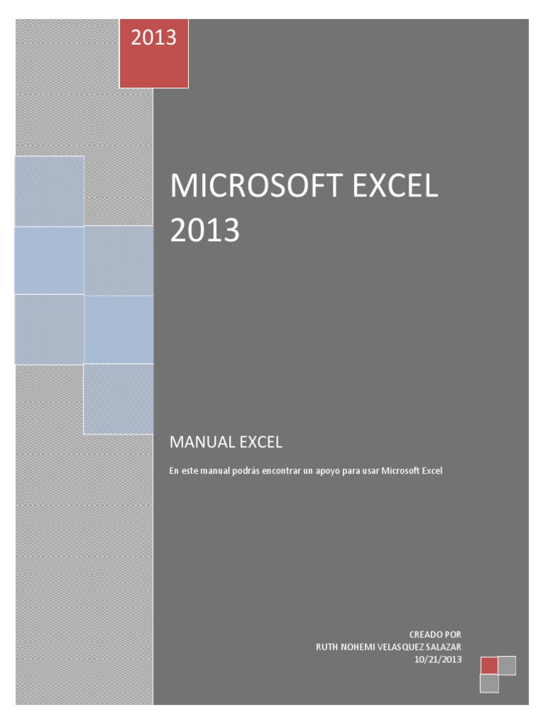 Manual Excel | PDF | Microsoft Excel | Guatemala