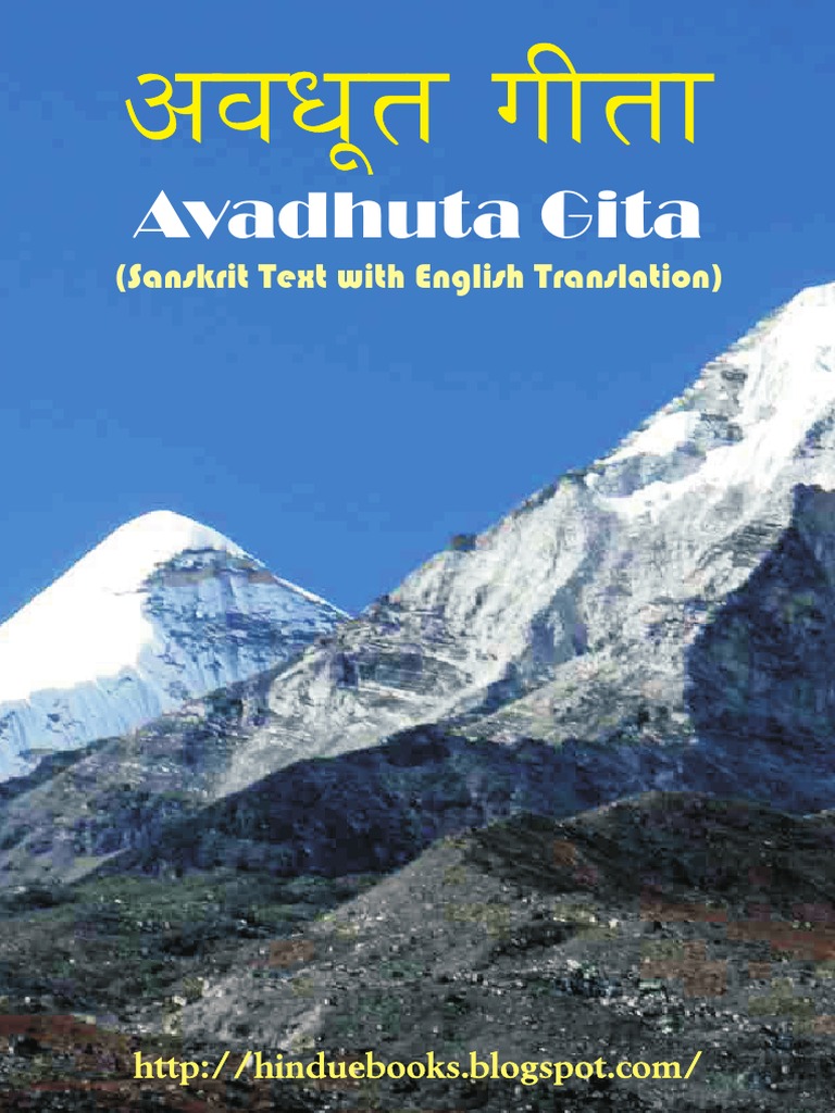 Avadhuta Gita: Sanskrit & English PDF | PDF | Self-Improvement ...