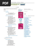 Sap Transaction Codes List | PDF