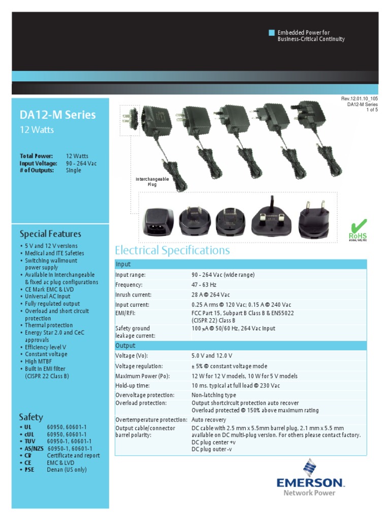 Emerson Network Power | PDF | Power Supply | Electrical Components
