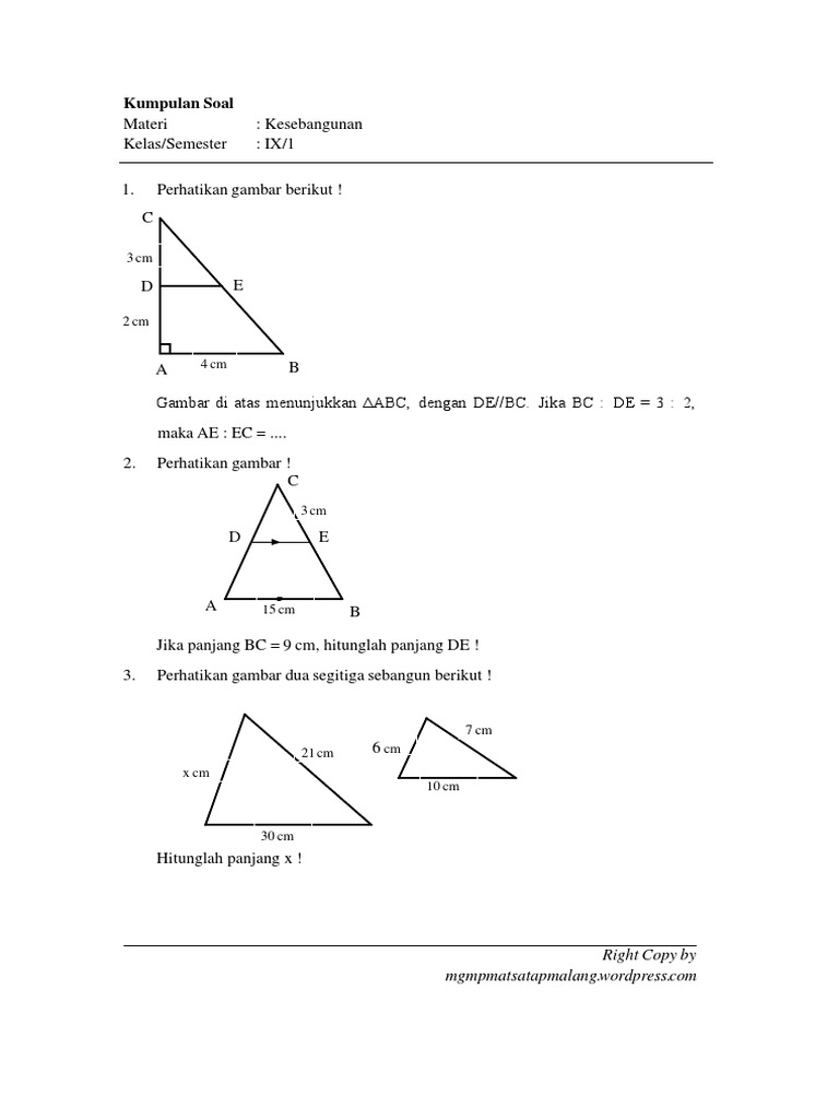 Kesebangunan PDF | PDF