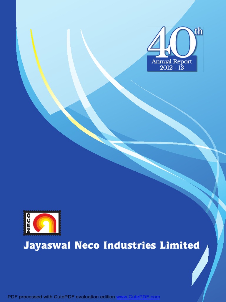 Jayaswal Neco PDF | PDF | Board Of Directors | Revenue