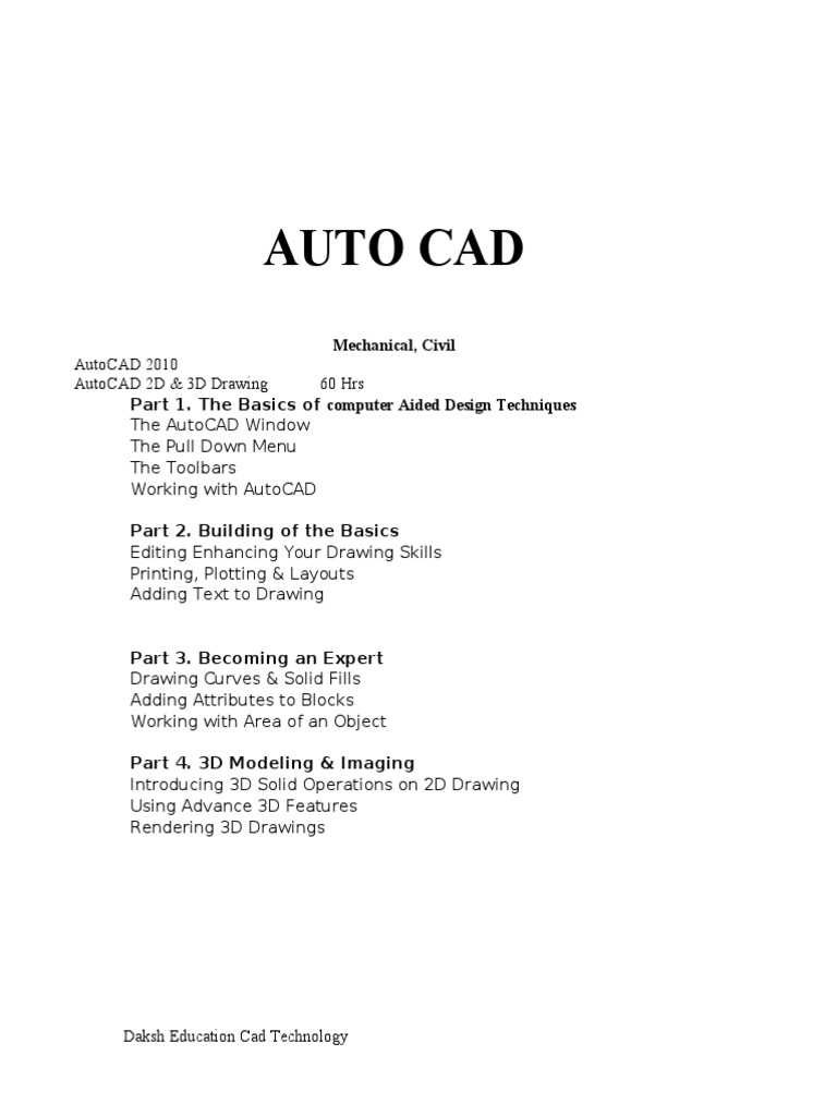 AutoCAD PROJECT REPORT Daksh Cad Technology.doc | Polygon | Auto Cad