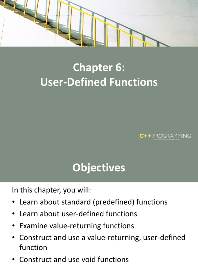 Chapter (6) PDF | Download Free PDF | Subroutine | Parameter (Computer Programming)