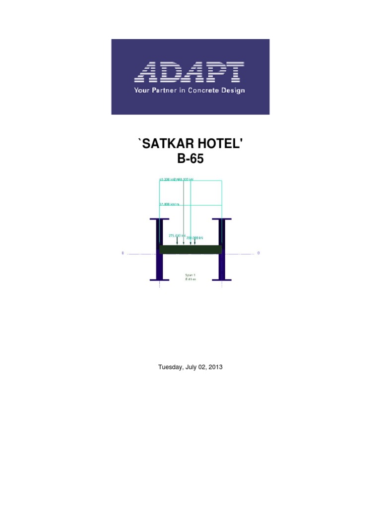 Design Report | Download Free PDF | Prestressed Concrete | Beam (Structure)