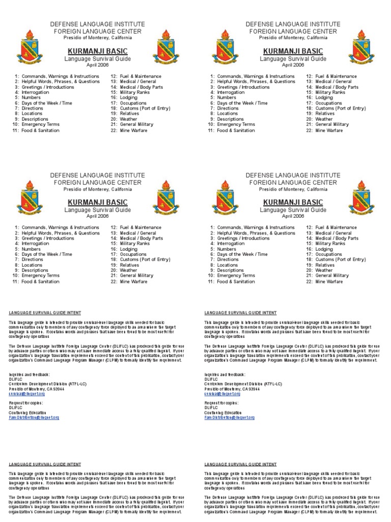 Kurmanji Basic - Dictionar Englez - Kurd | PDF