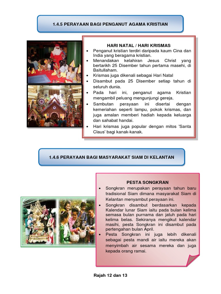 Perayaan Penganut Agama Kristian | PDF