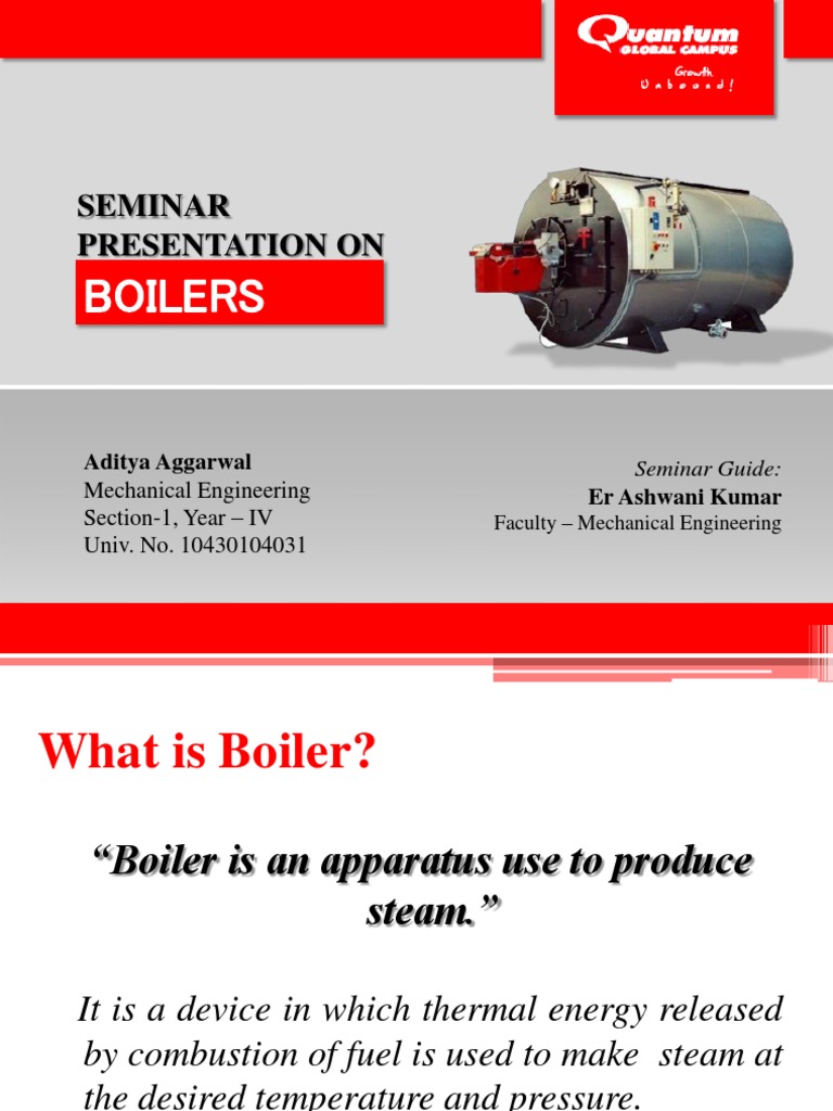 BOILER | PDF | Steam Engine | Boiler