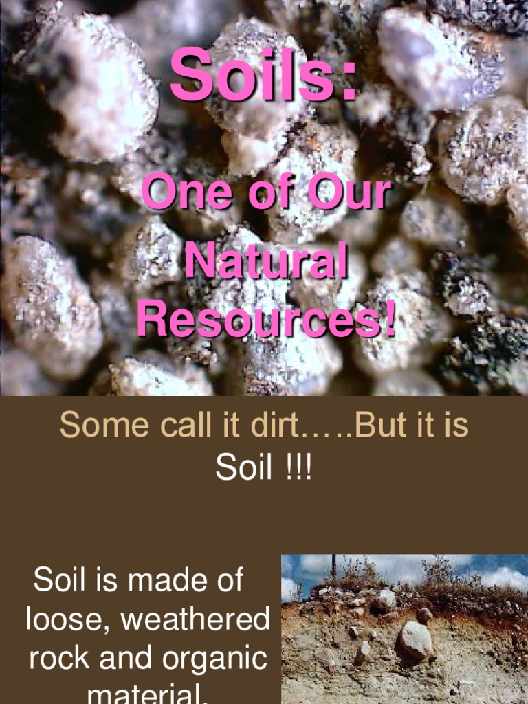 Soils:: One of Our Natural Resources! | PDF | Topsoil | Soil