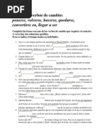 Ejercicios VI Ejercicios Con El Verbo DOLER | PDF