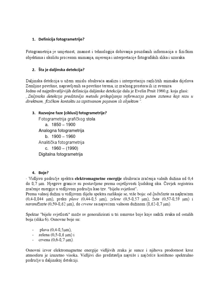 Fotogrametrija | PDF