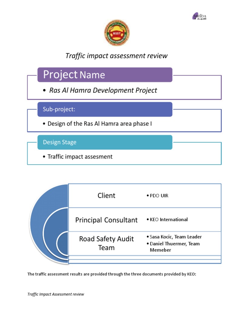 Traffic Impact Assesment Review Report | PDF | Traffic | Road