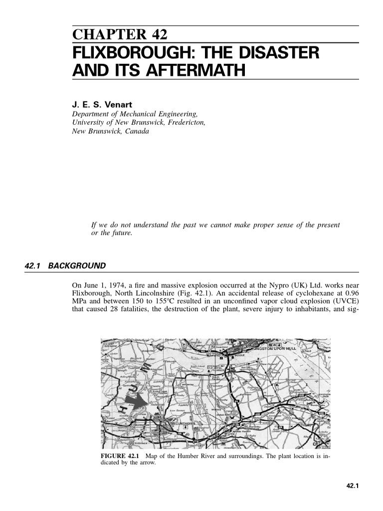 42. Flixborough- The Disaster and Its Aftermath.pdf | Yield ...