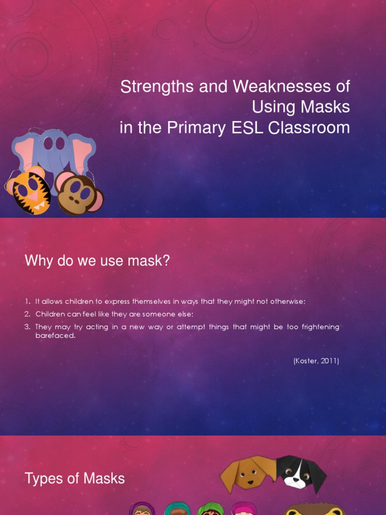 Strengths and Weaknesses of Using Masks | PDF | Career & Growth