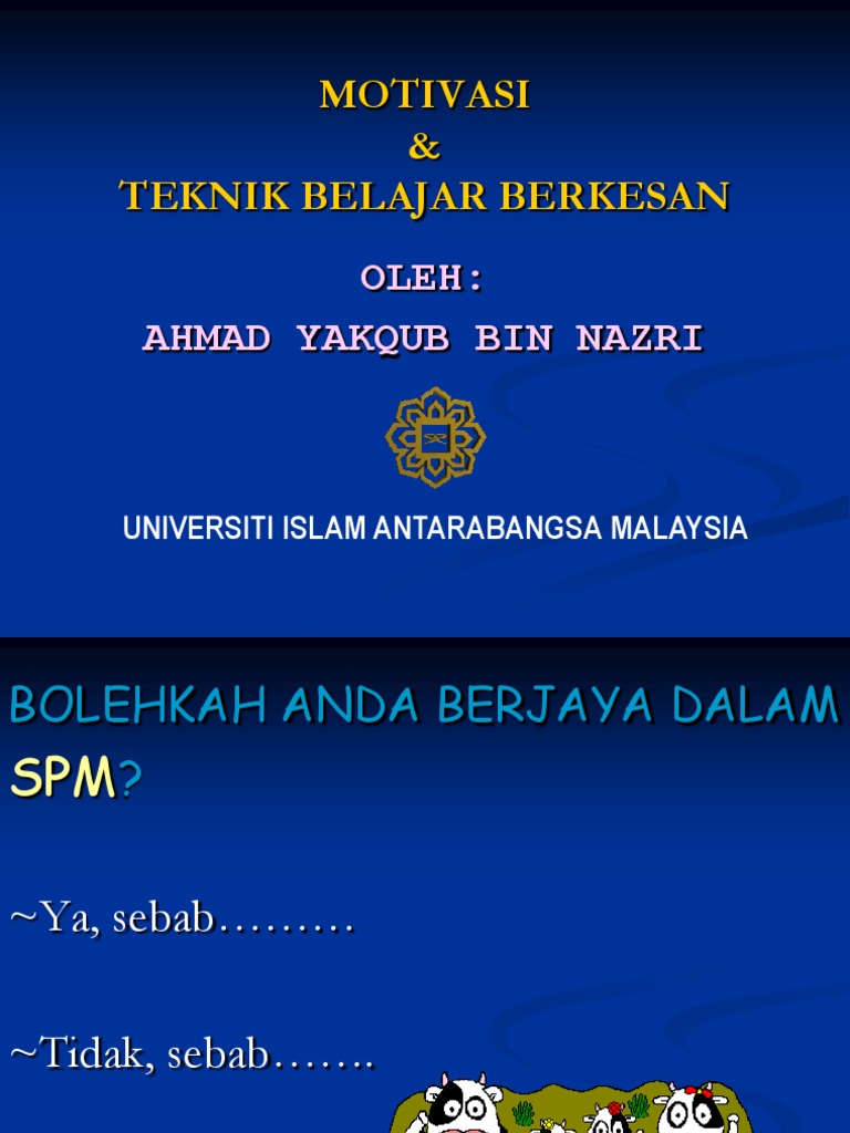 Motivasi SPM | PDF | Karier & Perkembangan | Gaya Hidup