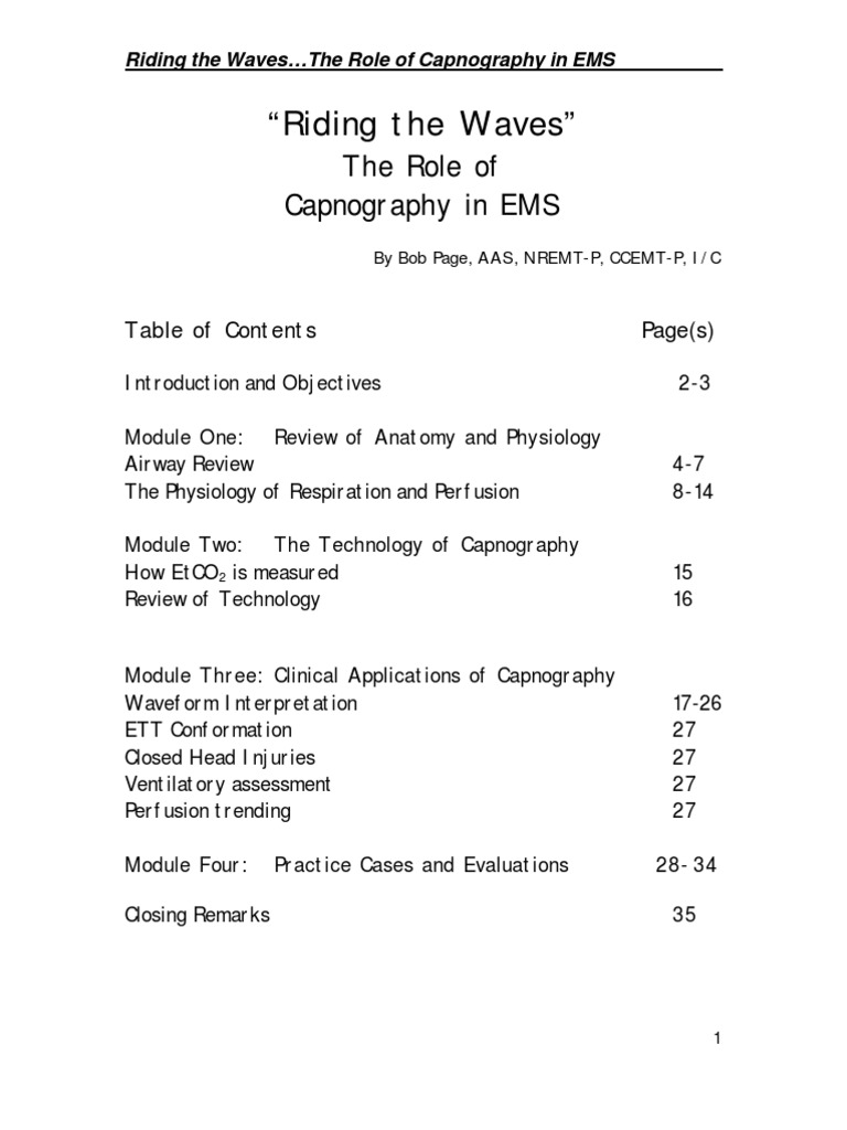 Riding The Waves Handout R6 | PDF | Breathing | Cardiopulmonary ...