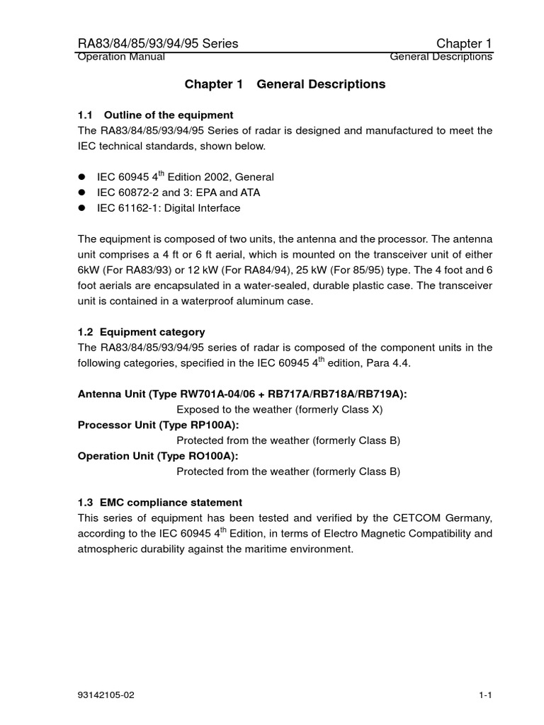Simrad Radar | Download Free PDF | Interface (Computing) | Antenna (Radio)