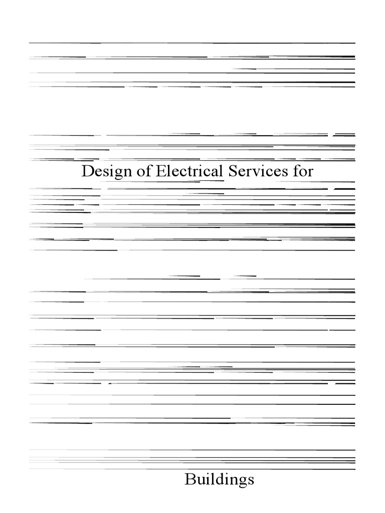Design of Electrical Services For Buildings 4th Edition 1 | PDF ...