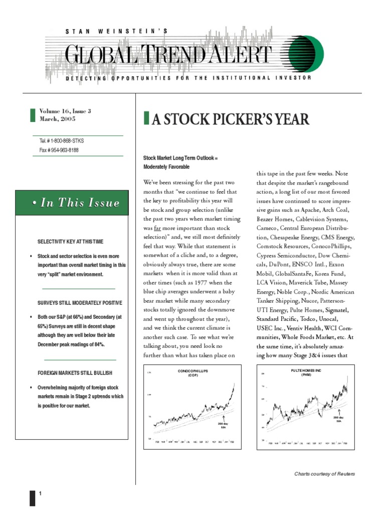 Global Trend Alert. Stan Weinstein | PDF | Market Trend | Companies Of ...