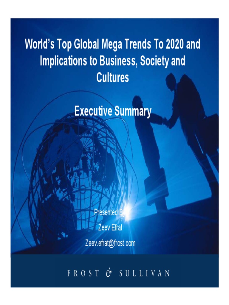 Global Mega Trends: 2020 Insights | PDF | Strategic Management ...