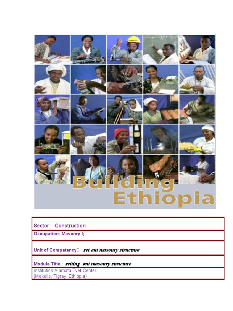 Setting Out Masonry Structures Guide | PDF | Specification (Technical ...