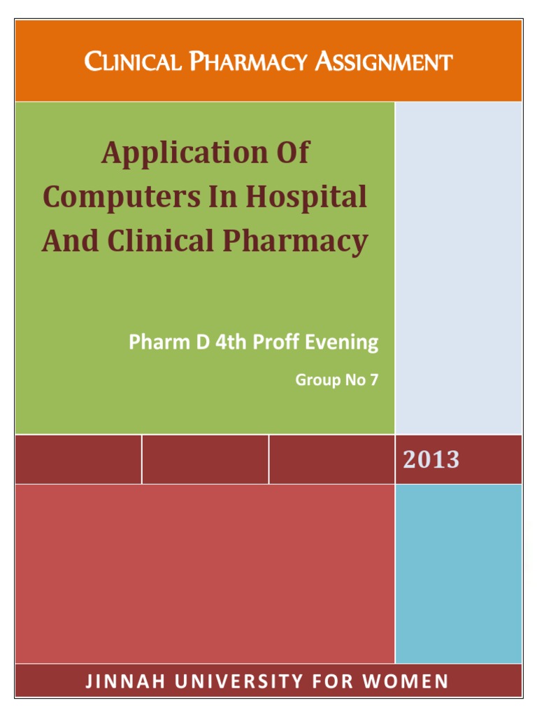 Application of Computers in Hospital and Clinical Pharmacy | PDF ...