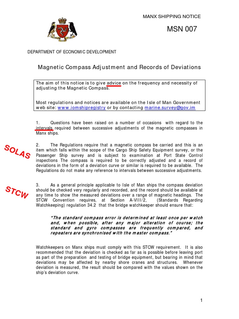 Magnetic Compass Adjustment and Records of PDF | PDF | Ships | Compass