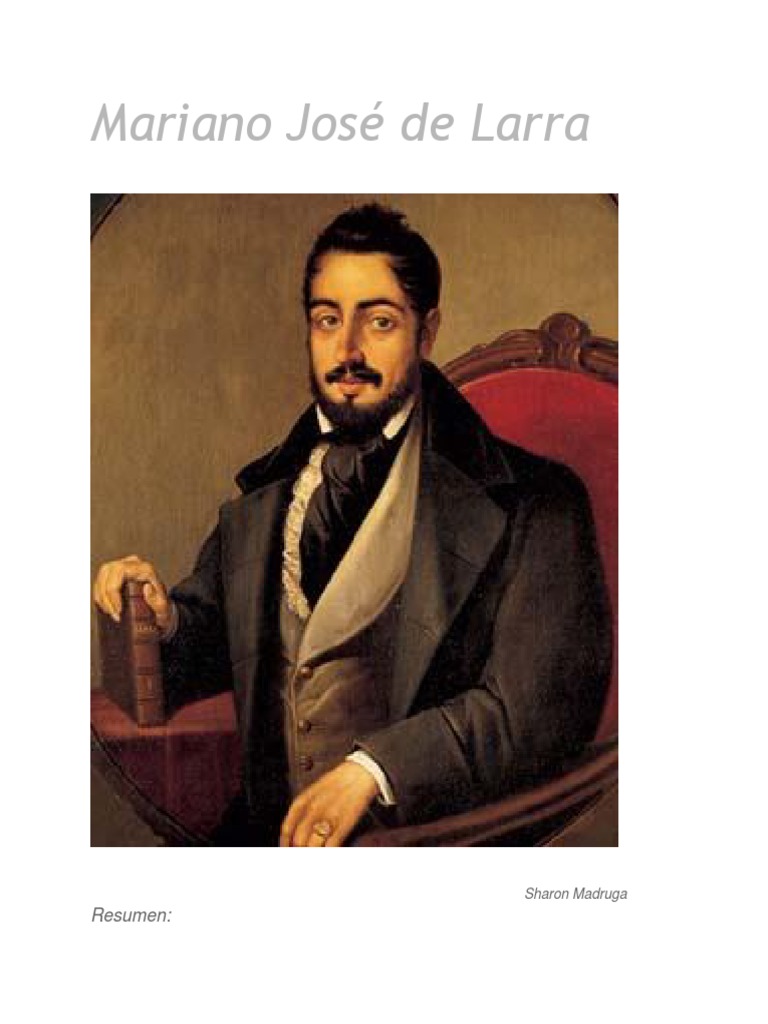 Monografia de Larra | PDF | Poesía